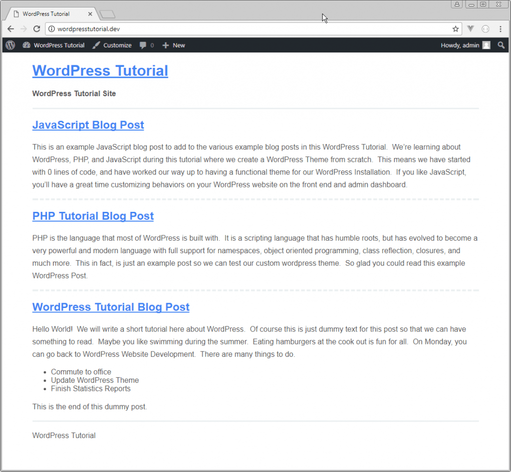 WordPress Theme Development Tutorials [All in 1 Best Series]