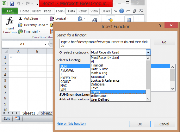 Excel Functions List: You Must Know