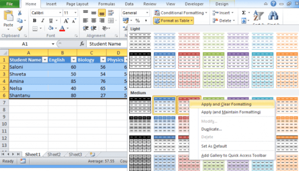 Excel Tables Tutorial for beginners - How to create table?