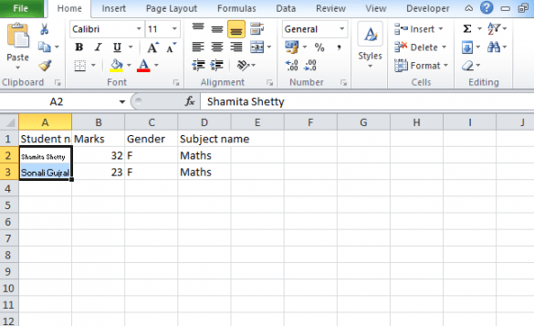 How to merge cells in excel [Shrink to Fit / Wrap Text]