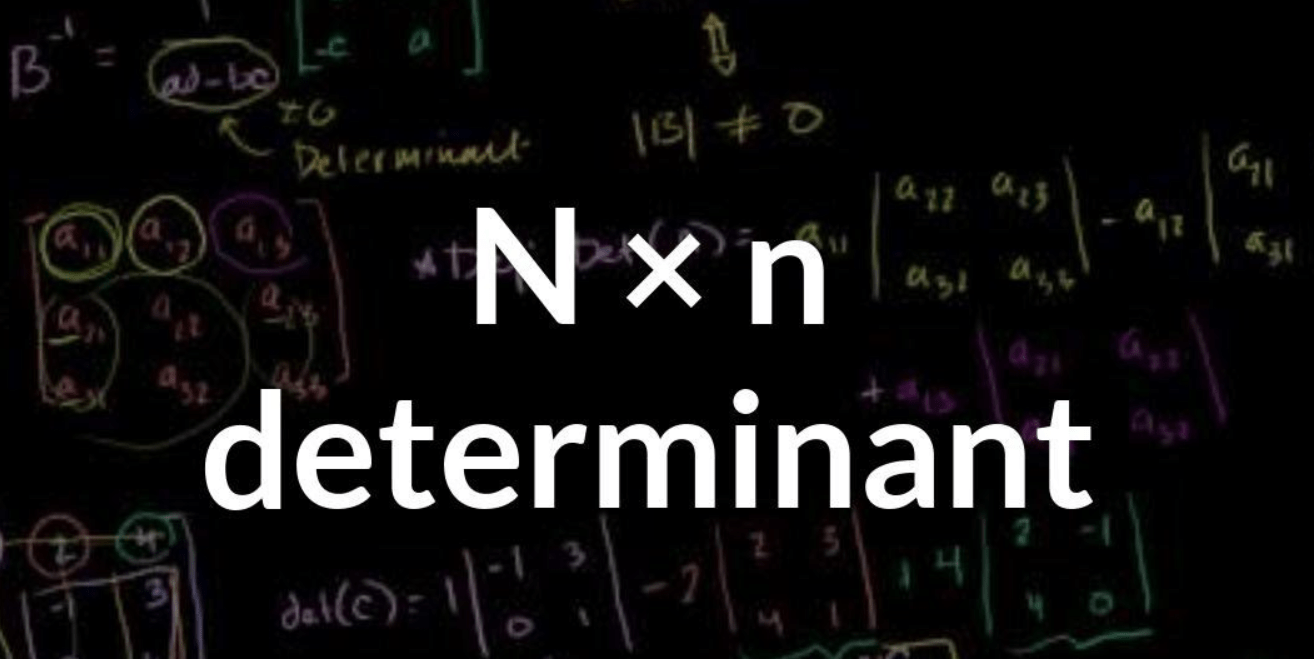 Matrix Determinant Calculator - 2 x 2, 3 x 3, 4 x 4