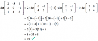 Matrix Determinant Calculator - 2 x 2, 3 x 3, 4 x 4