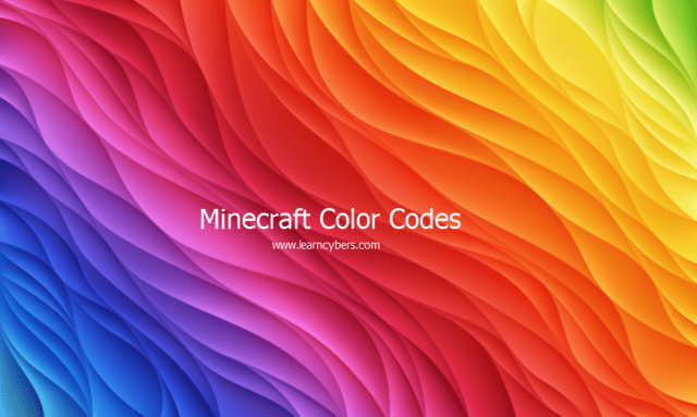 Minecraft color codes
